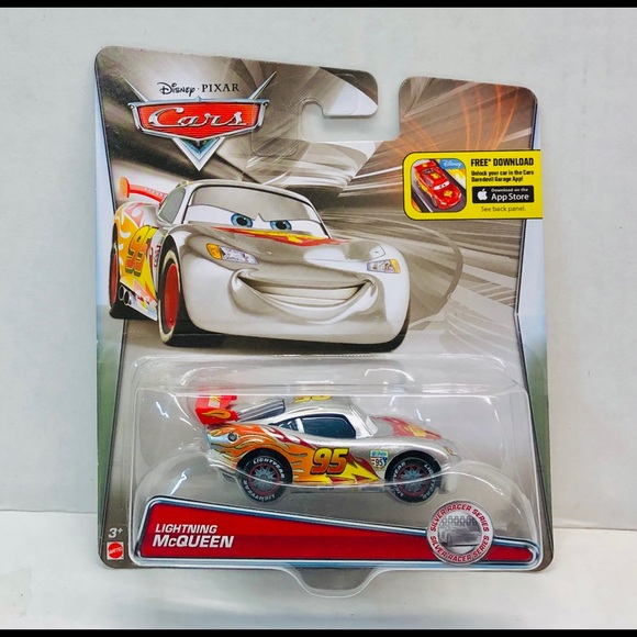 Mattel | Other | Disney Pixar Cars Silver Lightning Mcqueen | Poshmark